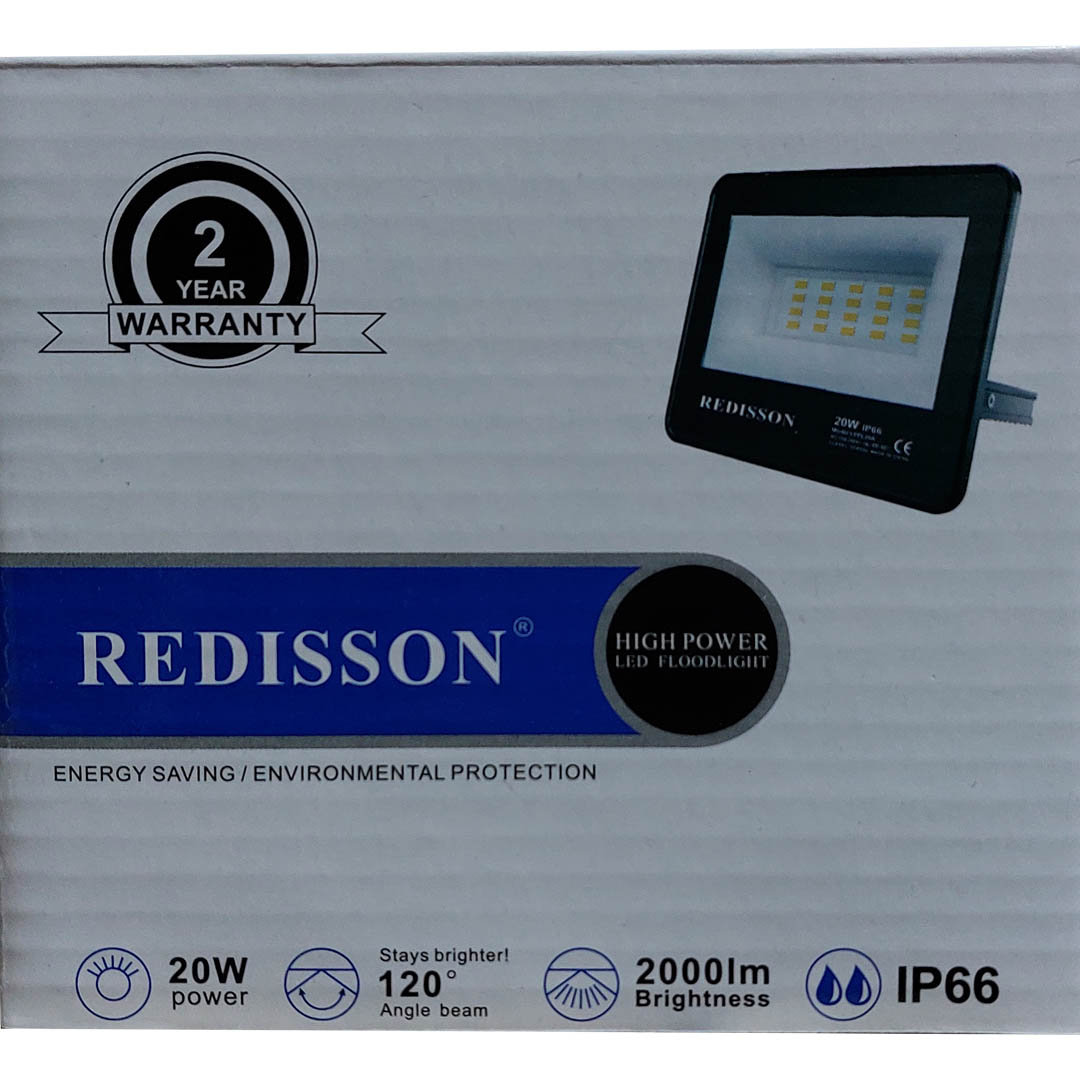 20W LED Flood Light (Redisson) - D Market Place